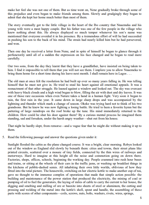 TU BA First Year English Model Question 2081 | ENGL 401